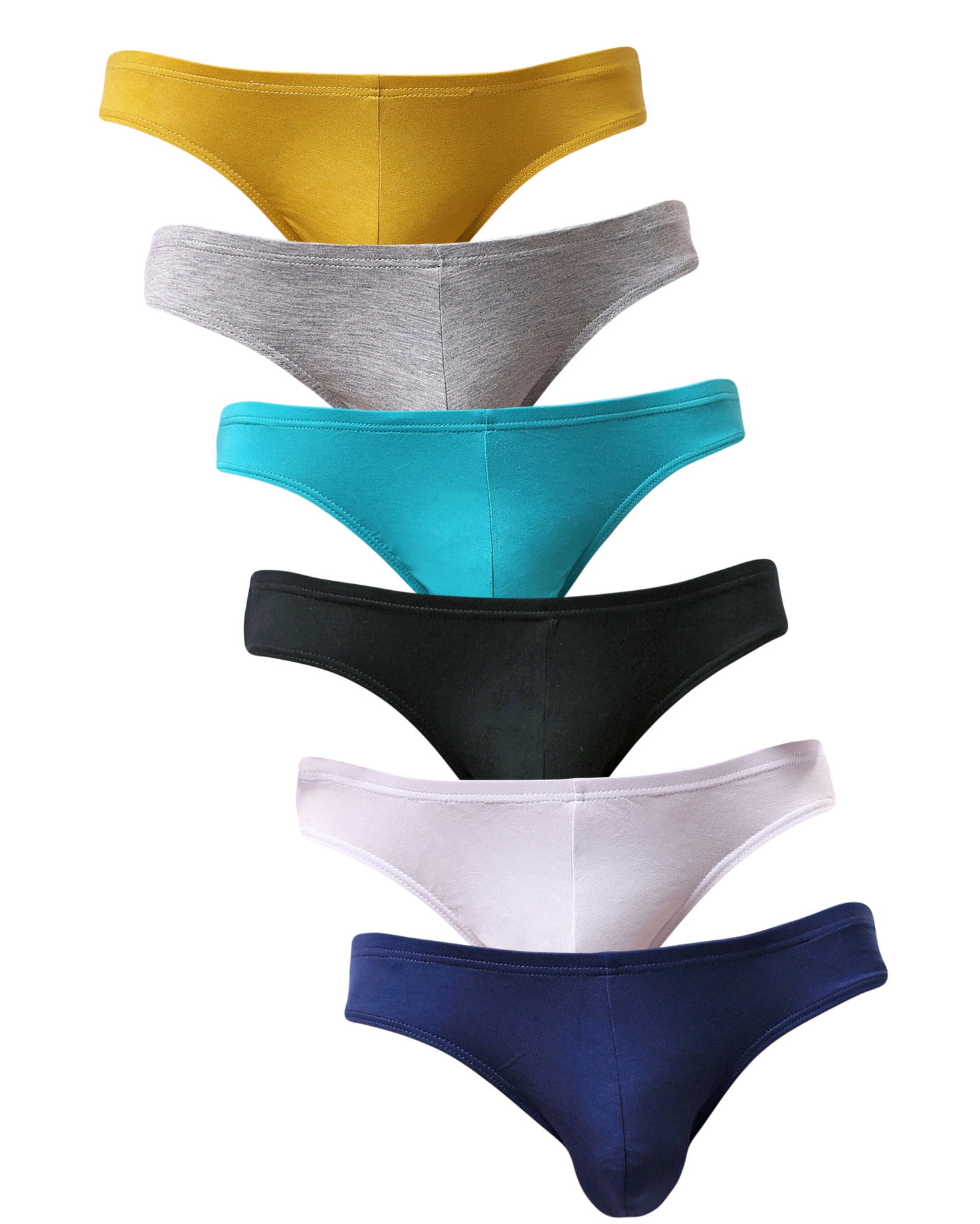 yuyangdpb Men's Supersoft Modal Briefs Low Rise Lightweight Underwear ...