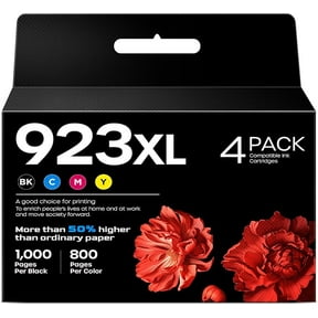 HP 952 High-Yield Ink Cartridges (4-Pack), Black, Cyan, Magenta, Yellow ...