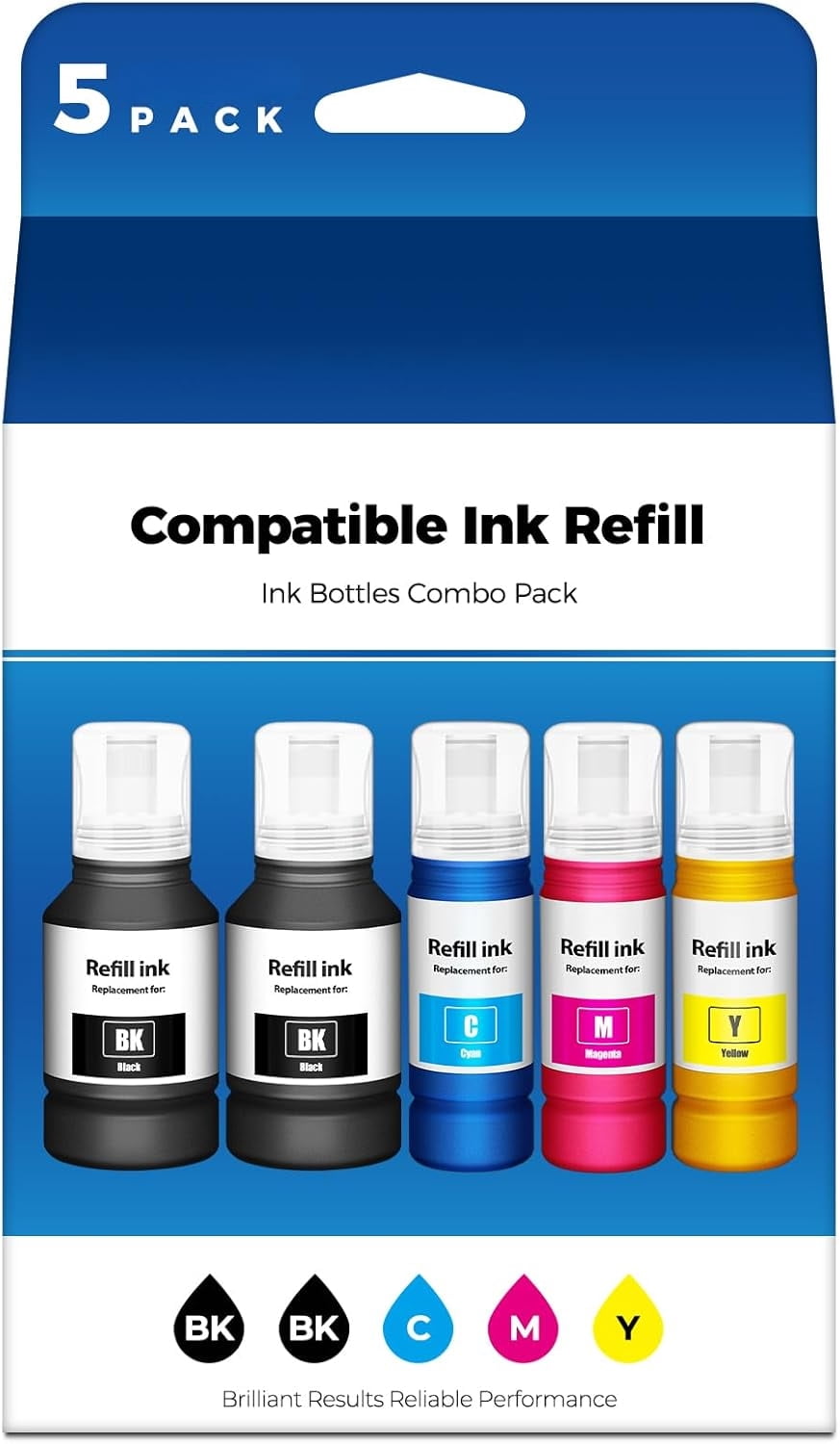 z Compatible for EPT502 Ink Refill Bottles ET-2850 ET-15000 ET-3850 ET ...