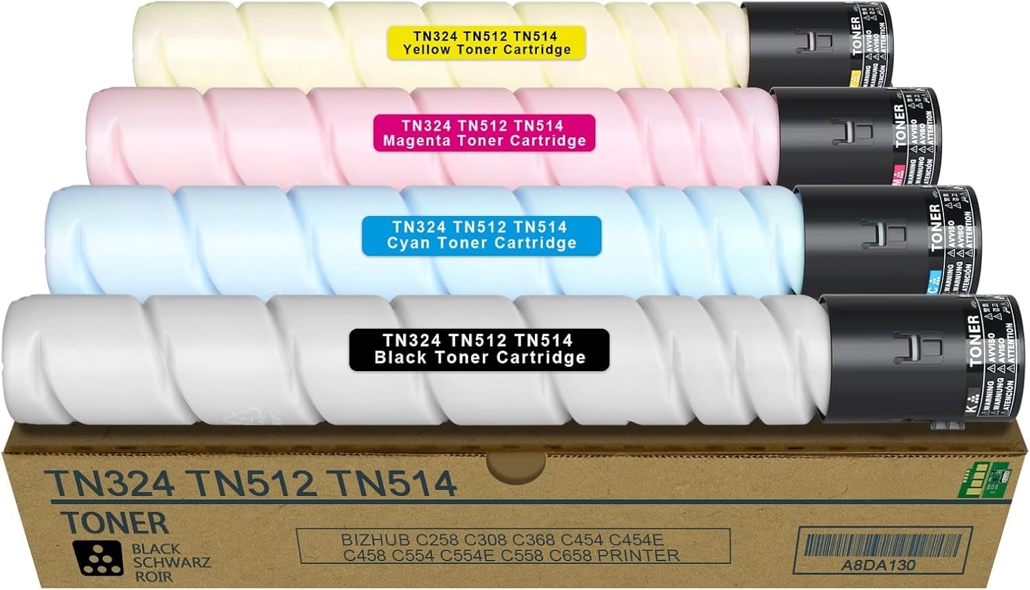 z Compatible Toner Cartridge Replacement for Konica TN324 TN512 TN514 ...