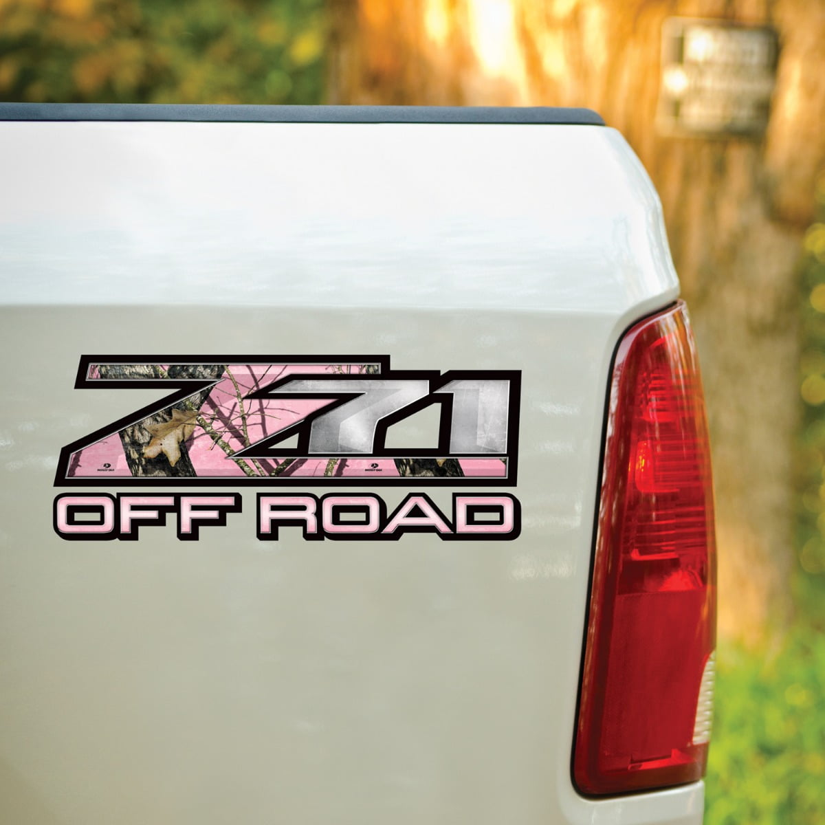 z71 Off Road Mossy Oak Camo Decal - Break-Up Pink - Walmart.com