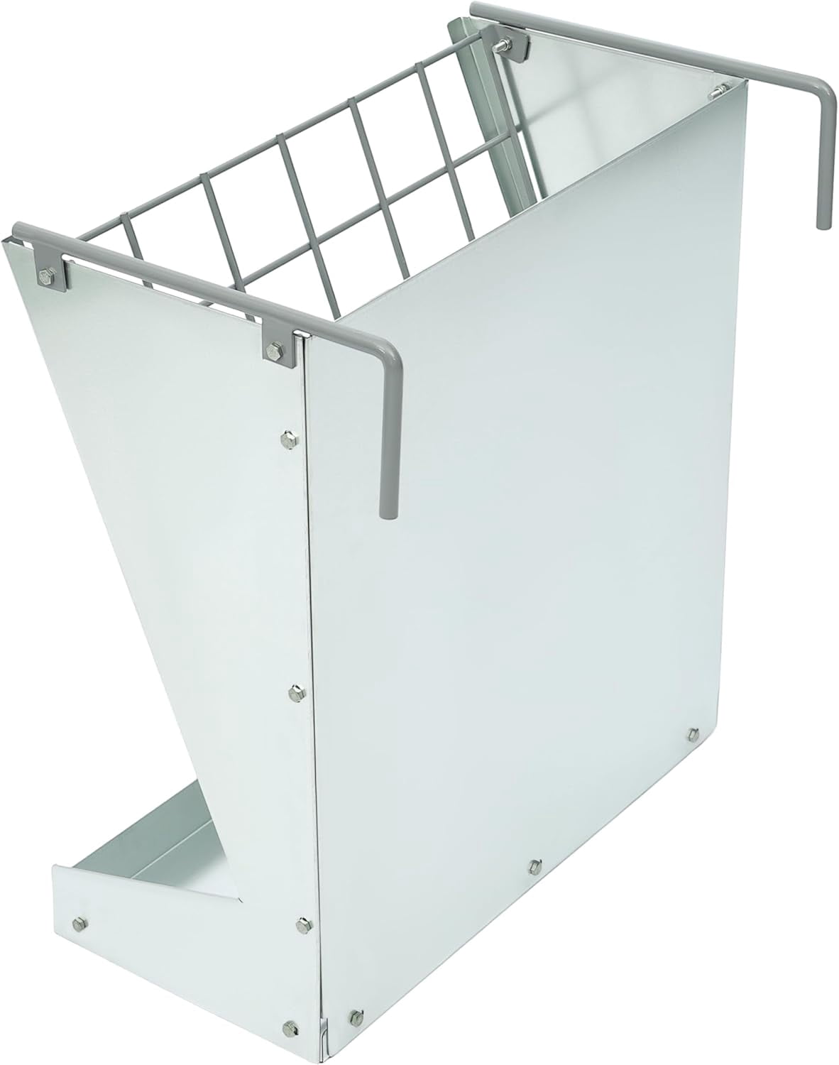 zalema Hay Feeder 2 in 1 Hay Rack Wall Mount Goat Feeders，Heavy Duty ...