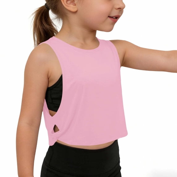 zbxnLI Kids Girls Tanks Top Workout Running Hiking Summer Tee Tops for ...
