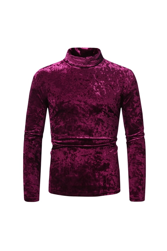 Men's Velour Shirts and T-Shirts in Various Styles and Colors