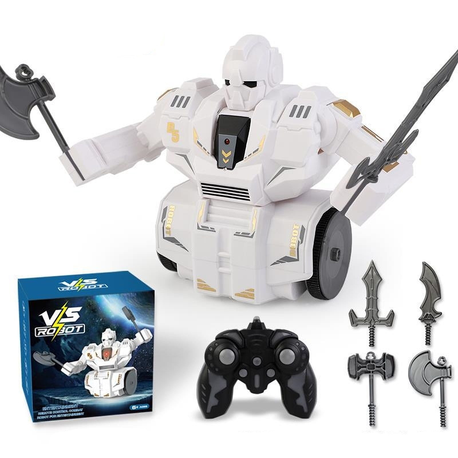 zdtodz 2.4G Intelligent Matchmaking Robot Toys Boxing Fighting Spinning ...