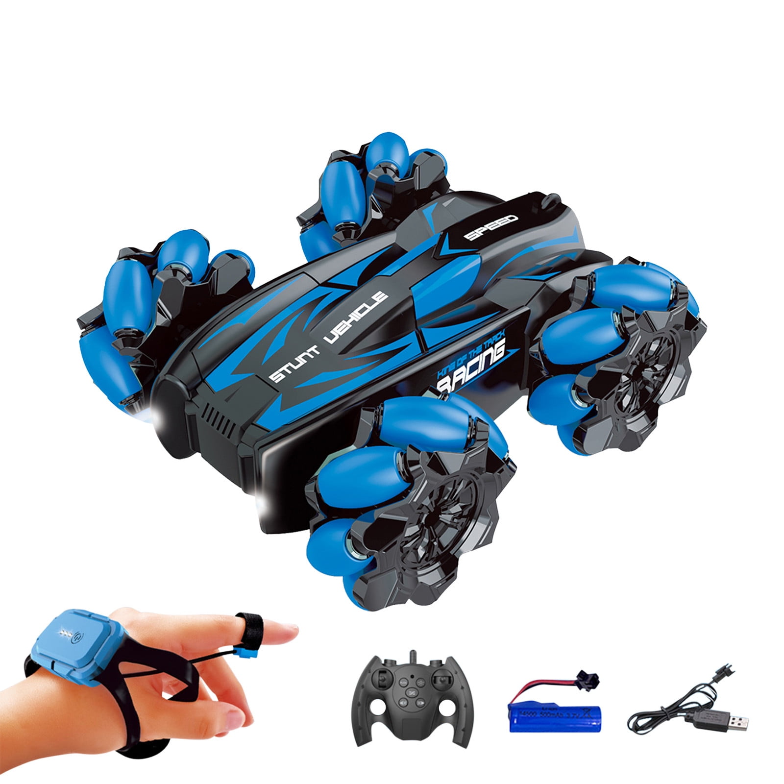 zdtodz Clearance Cool Remote Control Car, RC Stunt Car, 2.4Ghz Double ...