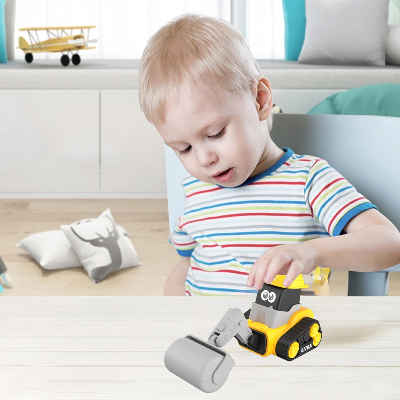 zdtodz Up to 60% off Press & Go Baby Toy Car, Robot Push-Along Vehicles ...