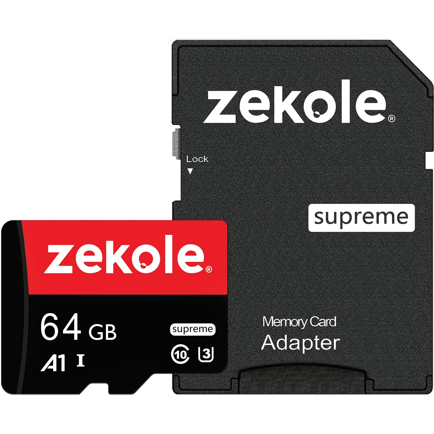 zekole® 64GB micro Memory Card, High-Speed Full HD Video Supreme UHS-I ...