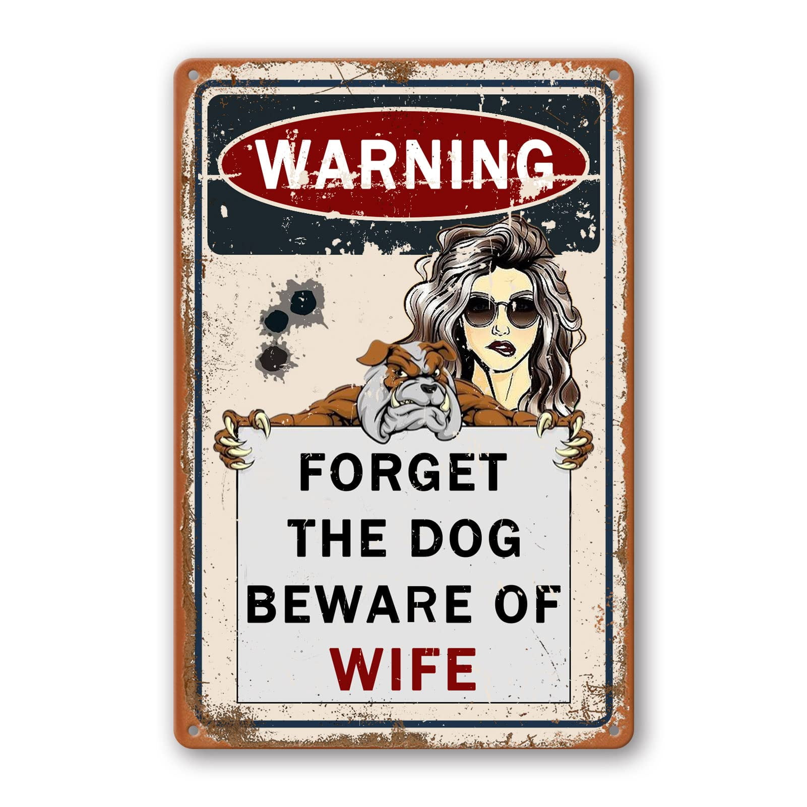 zemioy Man Cave Decor Garage Aluminum Signs for Men Metal Bar Signs Man ...