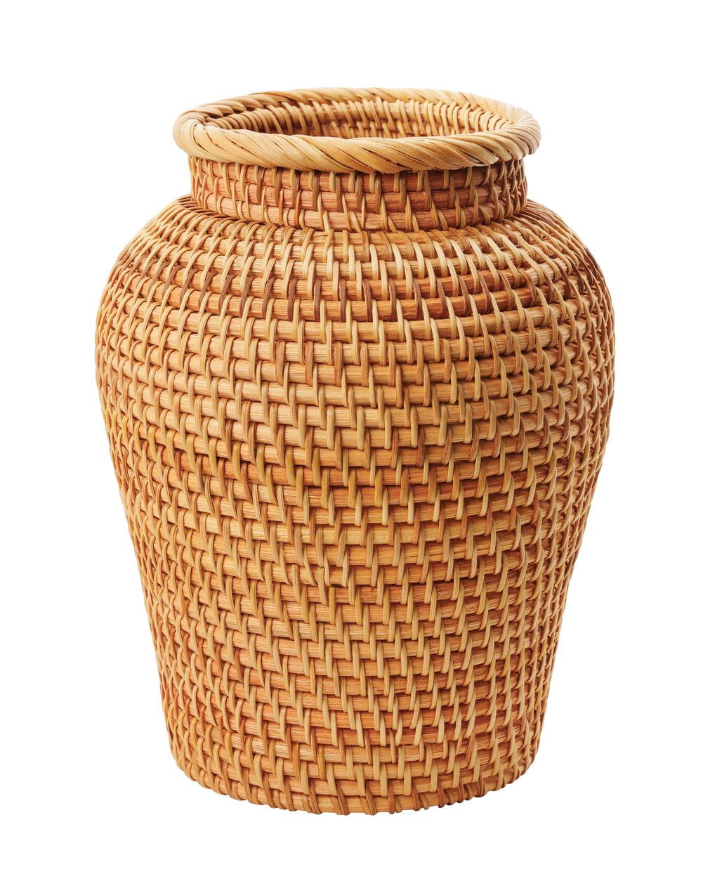 zengyuanjie Fonyi Rattan Vase, Braided Boho Vases for Pampas Grass & er ...