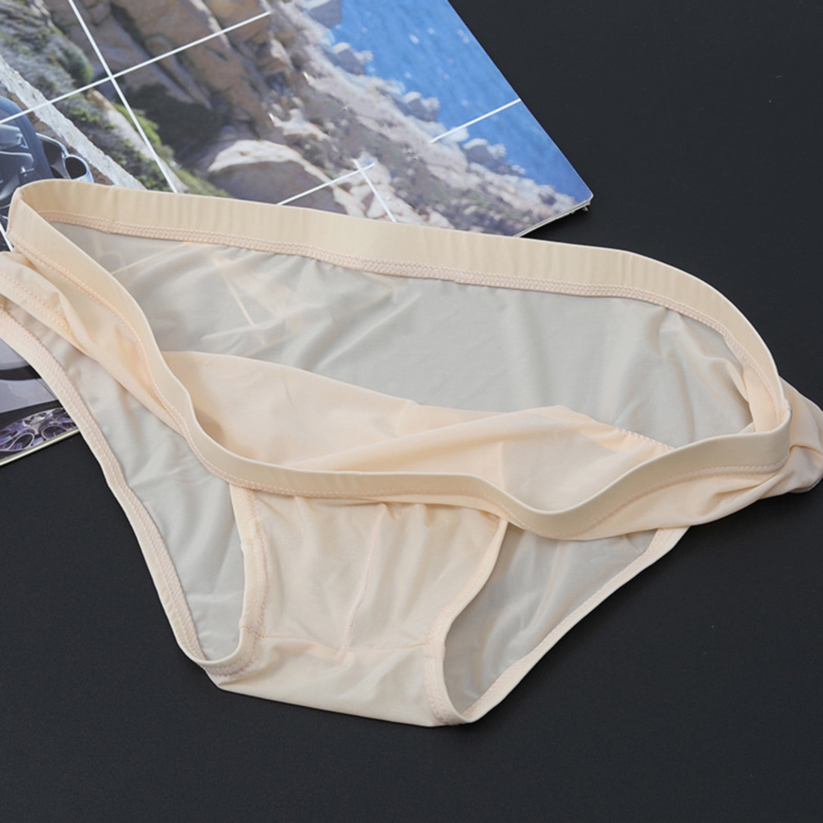 zeranth Men Briefs Low-rise Slim Fit High Elasticity Underwear Solid ...