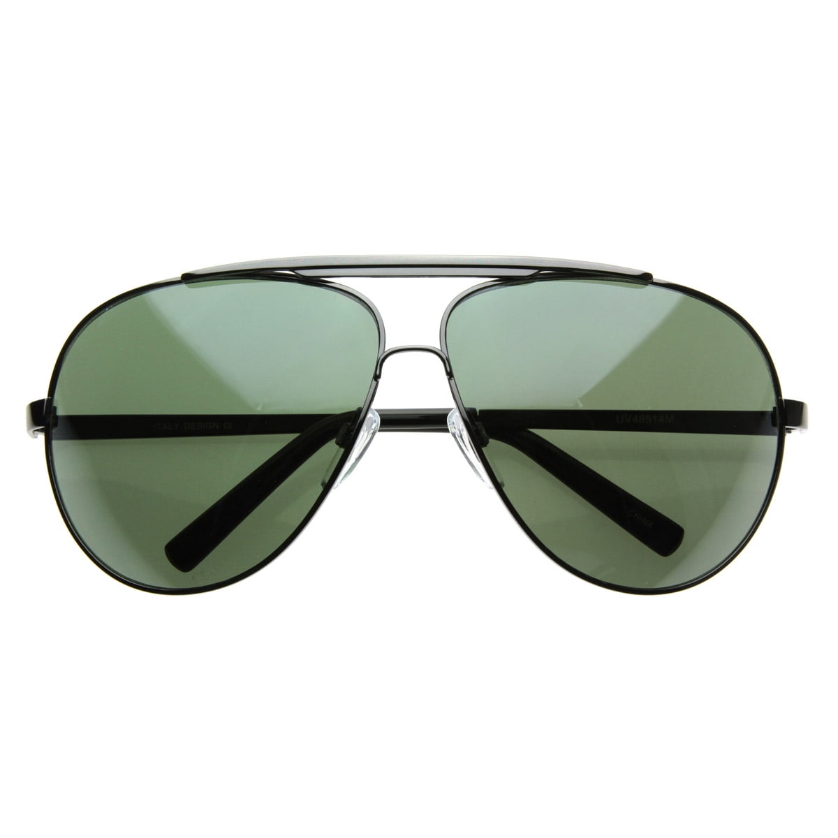 zeroUV - High Quality Full Frame Big X-Large Oversized Metal Aviator ...