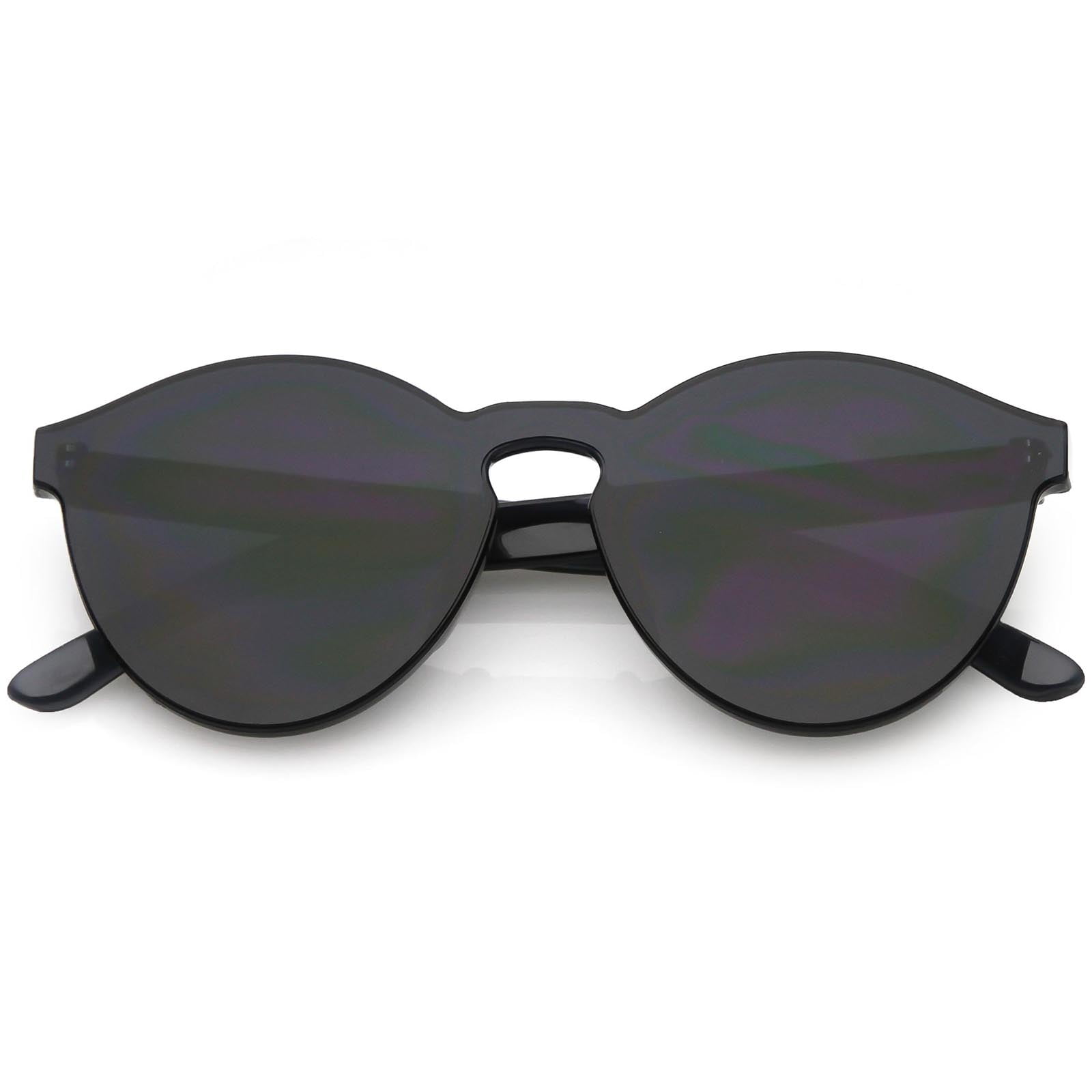 zeroUV - One Piece PC Lens Rimless Ultra-Bold Colorful Mono Block ...