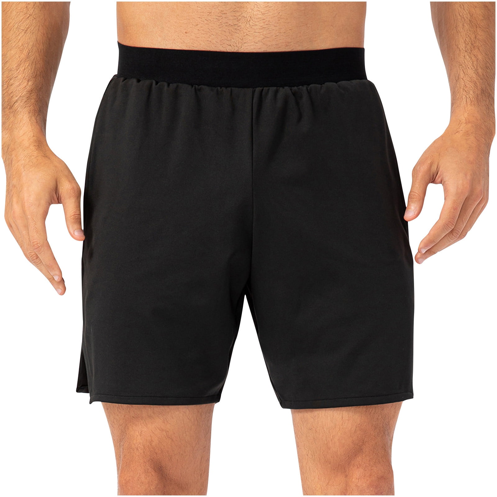 zfhfof Men's Athletic Running Shorts with Zipper Pockets Quick Dry ...