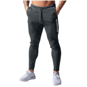 Mens Sweatpants Zipper Fly