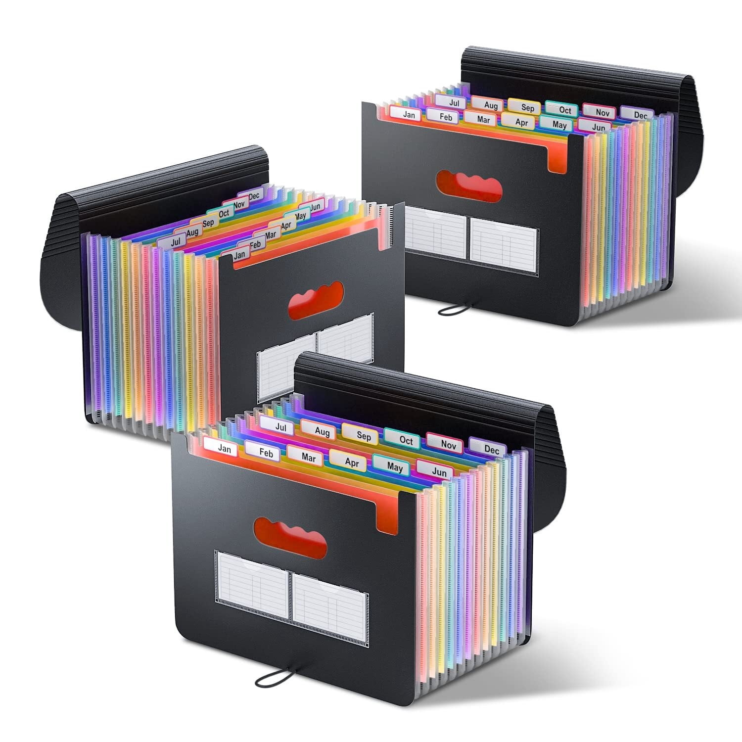 zhanSHUI Expandable Folder 12-Compartment Accordion File Organizer ...