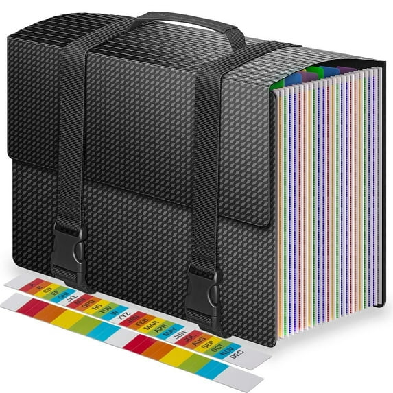 zhanSHUI Expandable Folder, 25-Compartment Accordion File Organizer ...