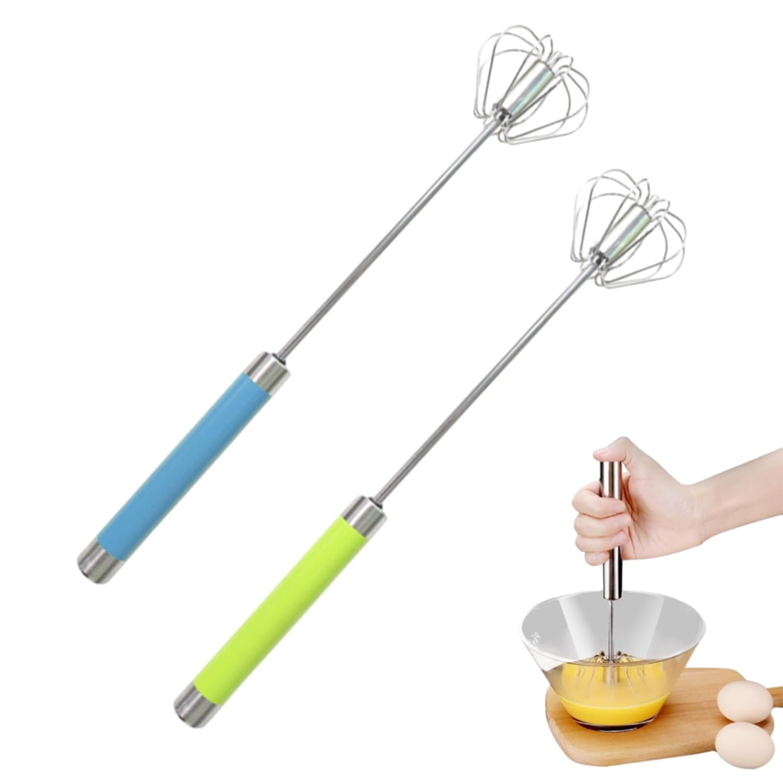 zhangxinan Easy Whisk Handheld Mixer, 12 inch Stainless Steel Semi ...