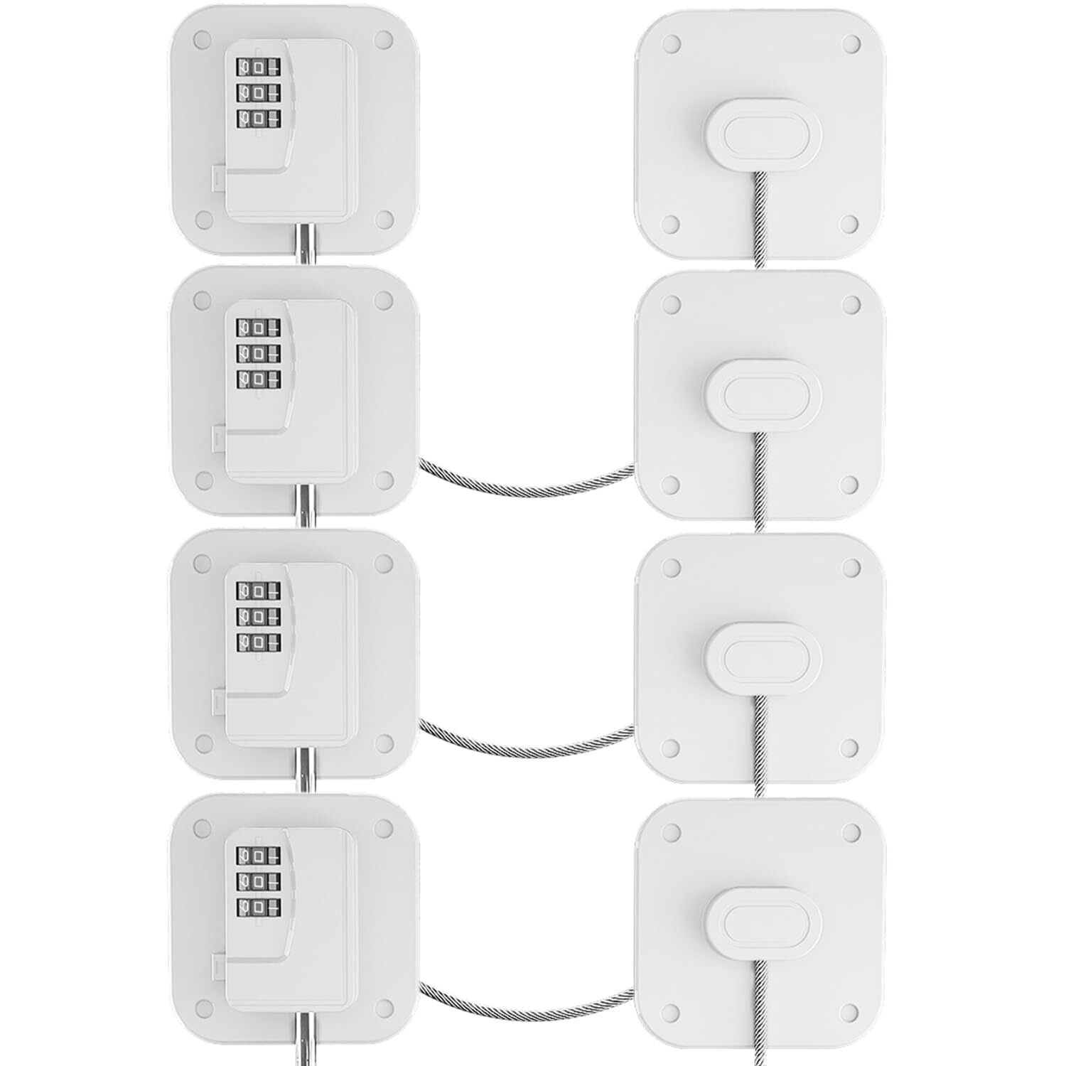 zhangxinan Fridge Lock Refrigerator Lock Freezer Lock Child Locks for ...