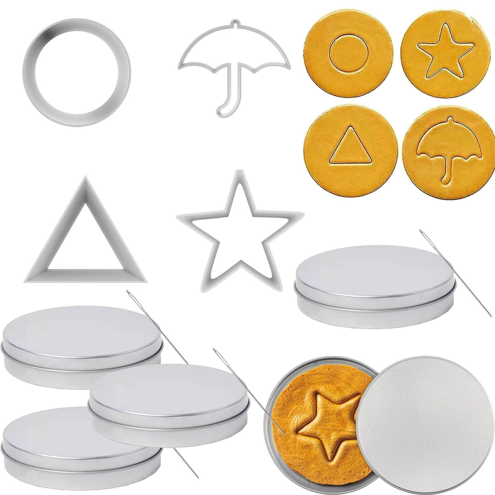 zhangxinan Stainless Steel Cookie Cutters Biscuit Molds, Squid Sugar ...