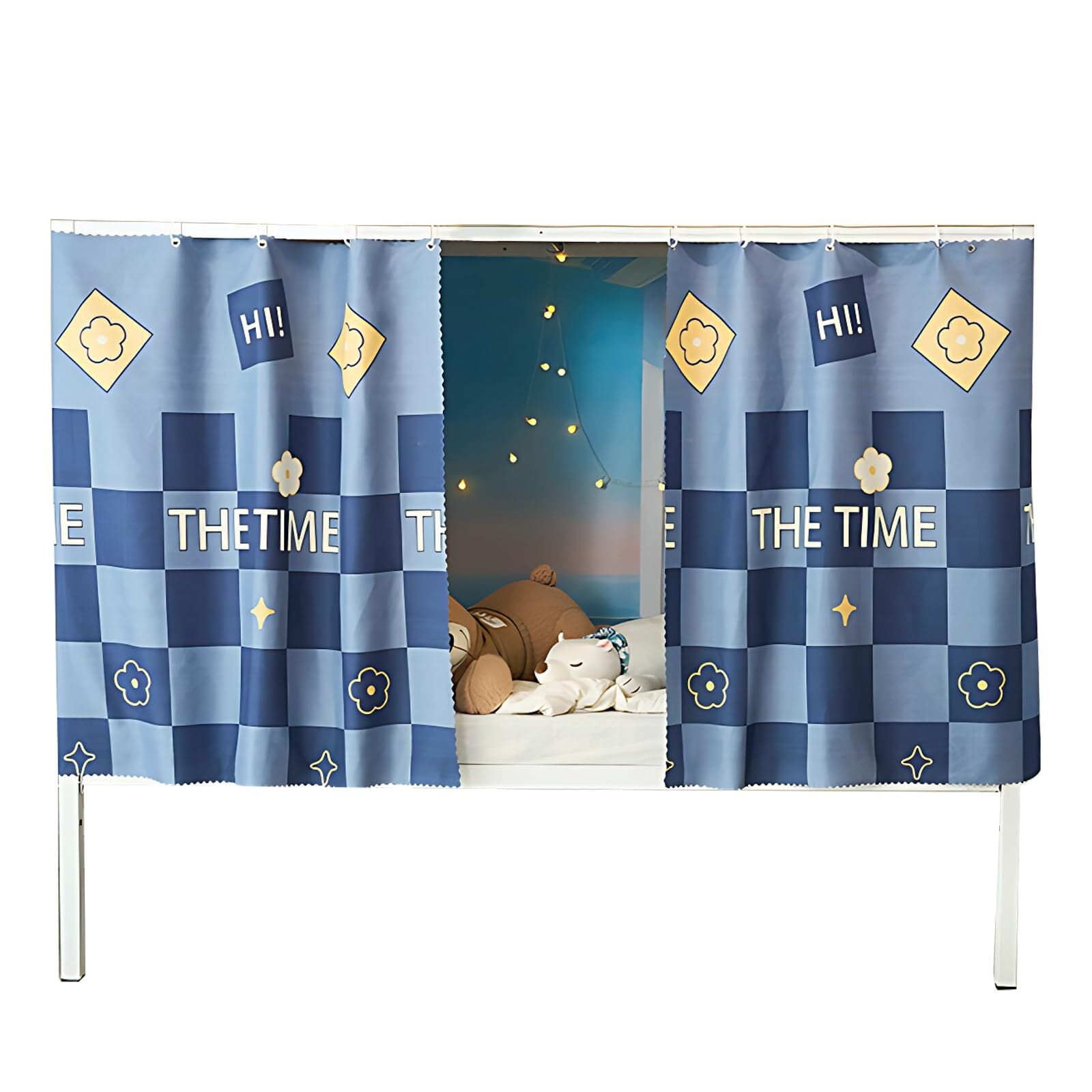 zhangying 2 Panels, Stars Galaxy Student Kids Bunk Bed Curtain Room ...