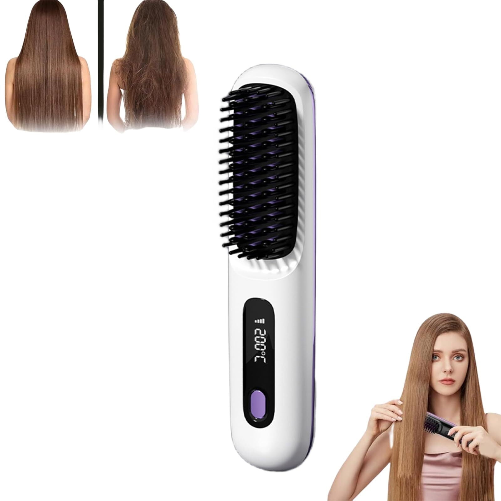 zhangying Bella Brush Pro, Bella Brush, Bellabrush Pro, Ionic Portable Bellabrush Pro for Hair ...