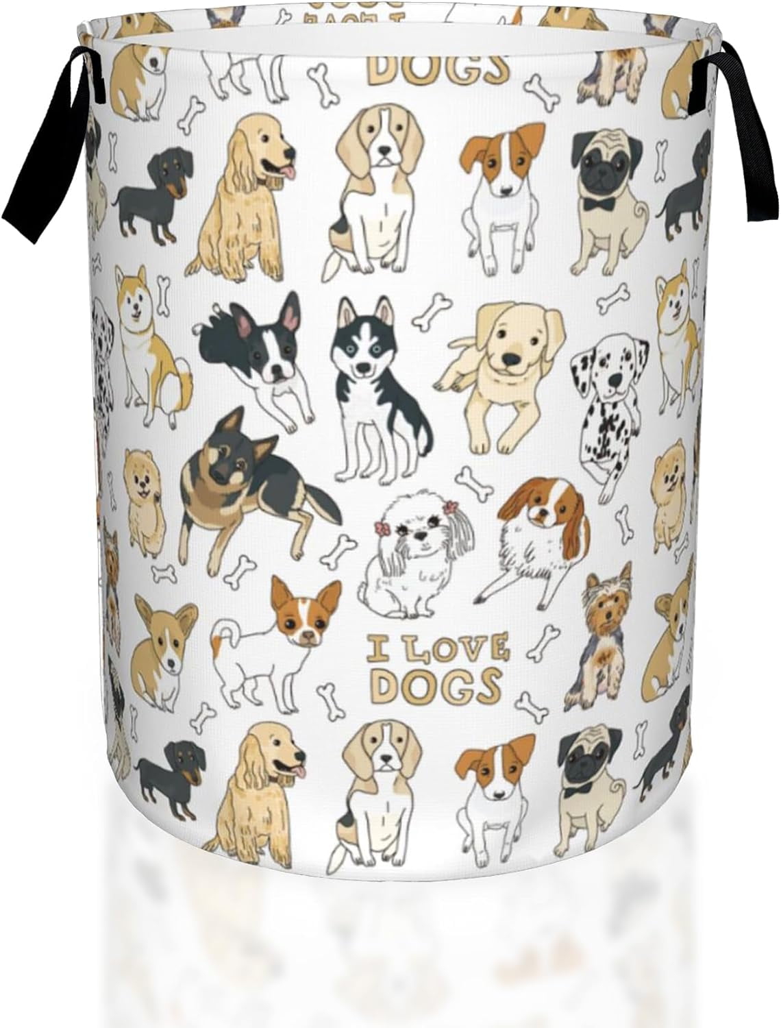 zhanyu-Dog Pets Cute Animals Laundry Basket,Waterproof Foldable Laundry ...