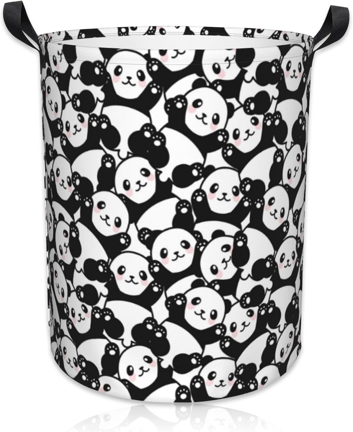 zhanyu-Laundry Basket Cute Panda Laundry Basket Oxford Cloth Laundry ...
