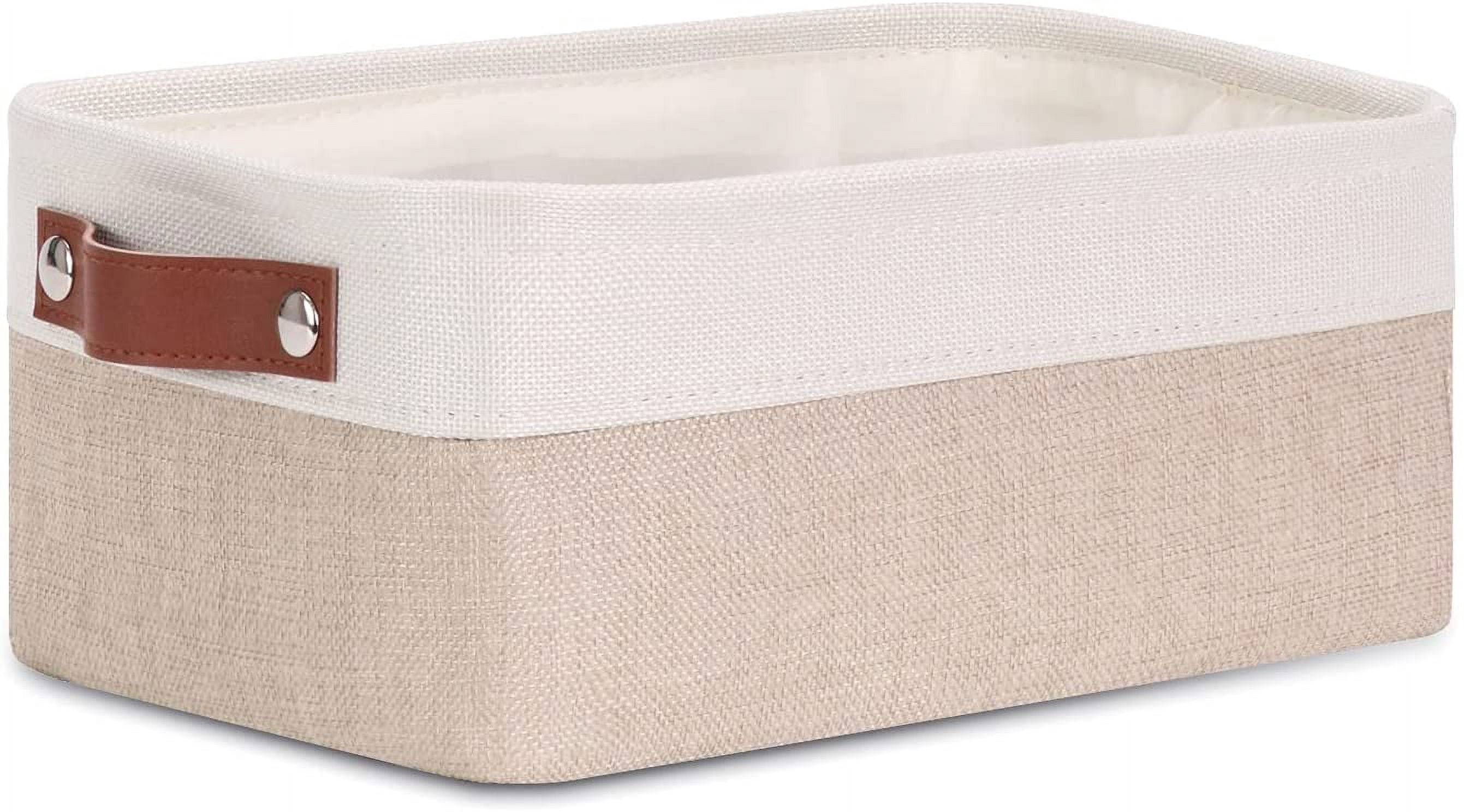 zhanyu-Small Collapsible Fabric Basket for Organizing, Shelves, Closets ...