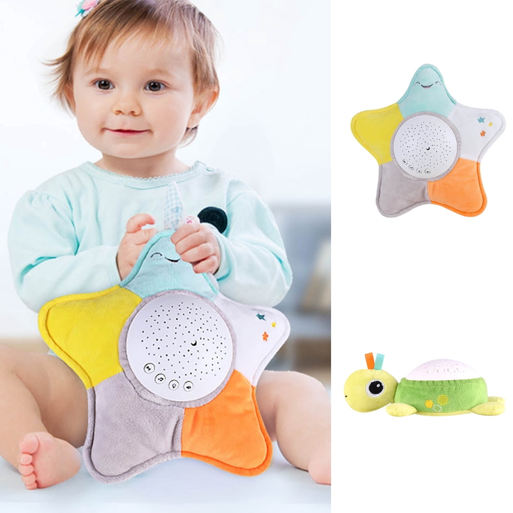 zhaomeidaxi Light up Five-pointed Star Turtle Shape Soft Plush Toy LED ...