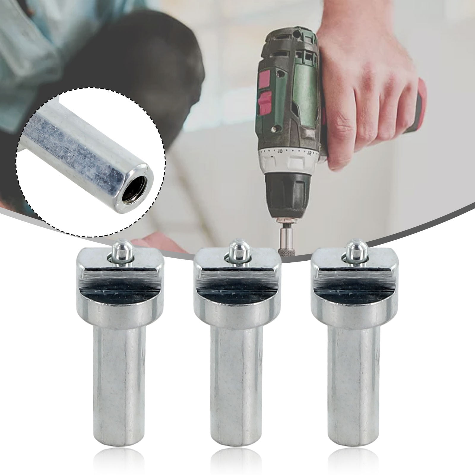 zhihehui Electric Drill Dredge Cleaner Adapter Sewer Spring Pipe ...