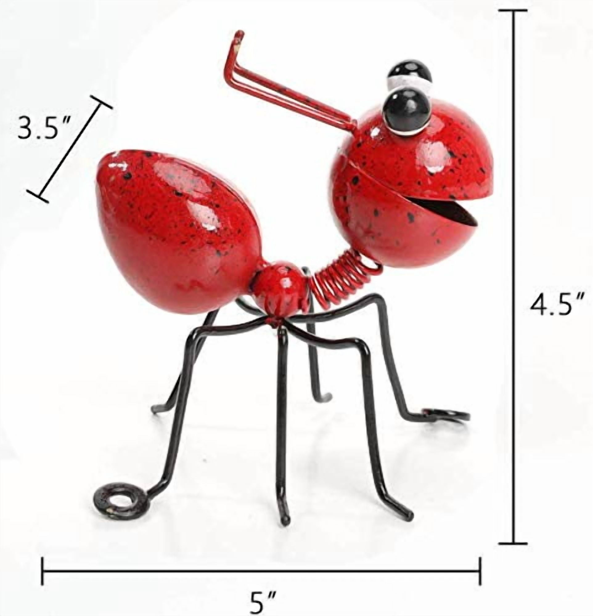 zhihui Metal Ant Wall Decor Set of 4 Colorful Indoor Bathroom Kid's ...