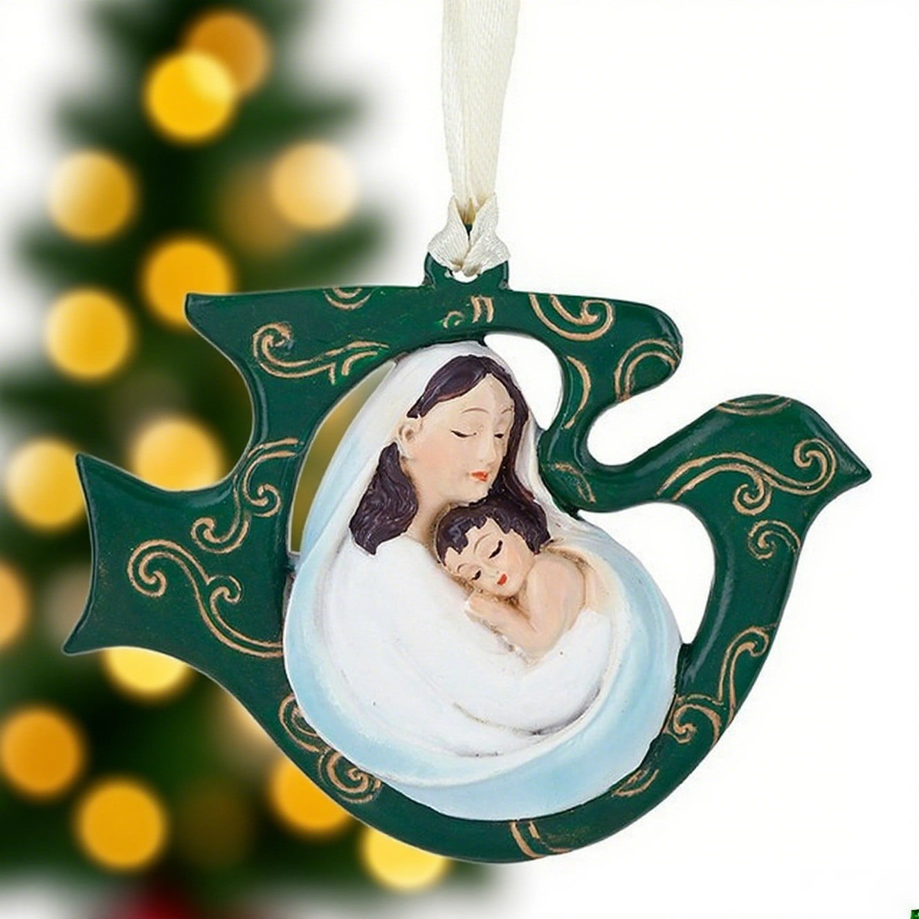 zhmrfg Christmas Ornament Set 6Pc Holy Family Figurine Ornaments ...