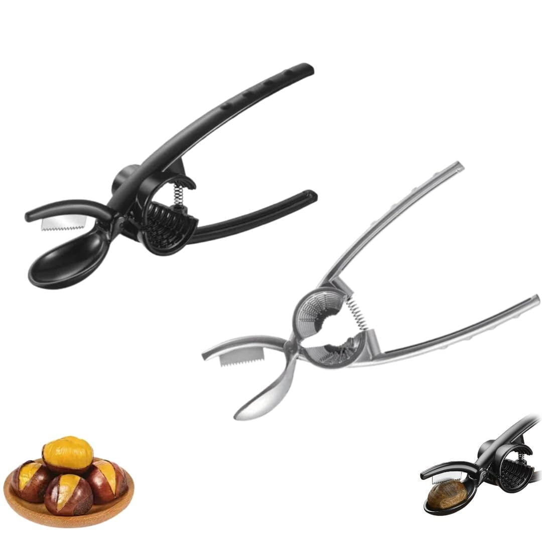 zhojing 2-in-1 Nut Cracker Walnut 2025 New Chestnut Cutter Tool, Nut ...