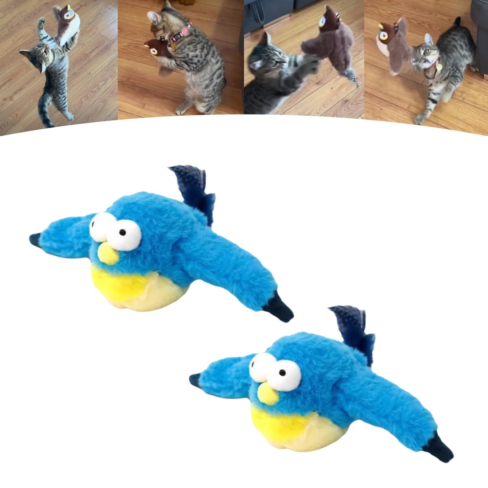 zhojing Flappy Chase Cat Toy, Flappychase Interactive Cat Toy, Flappy ...