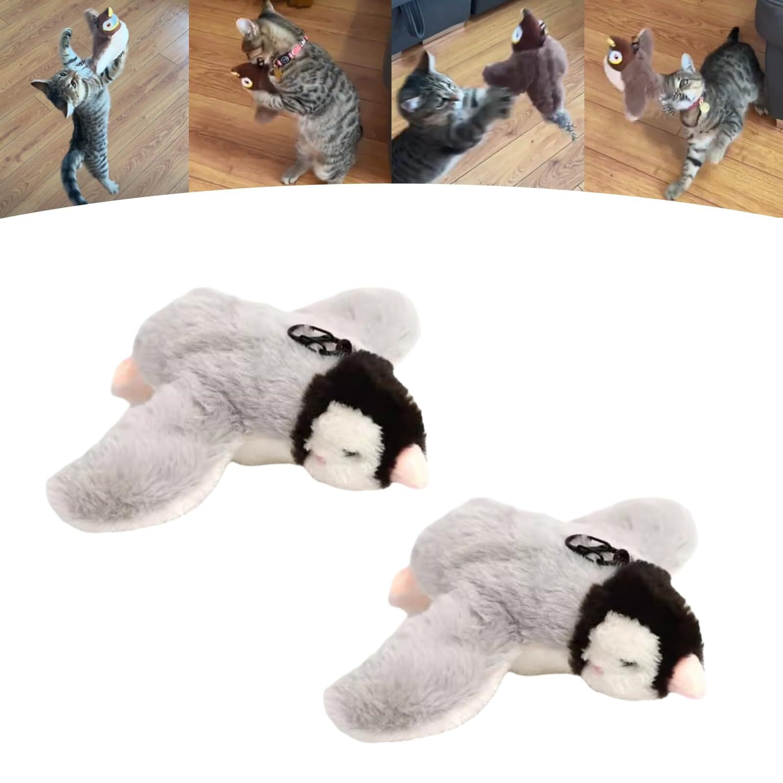 zhojing Flappychase Interactive Cat Toy, Flappy Chase Bird Cat Toy ...