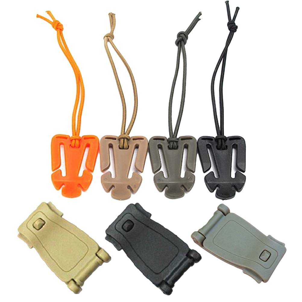 zhuxiali 7pcs Elastic Rope Triangle Buckle System Webbing Finishing ...