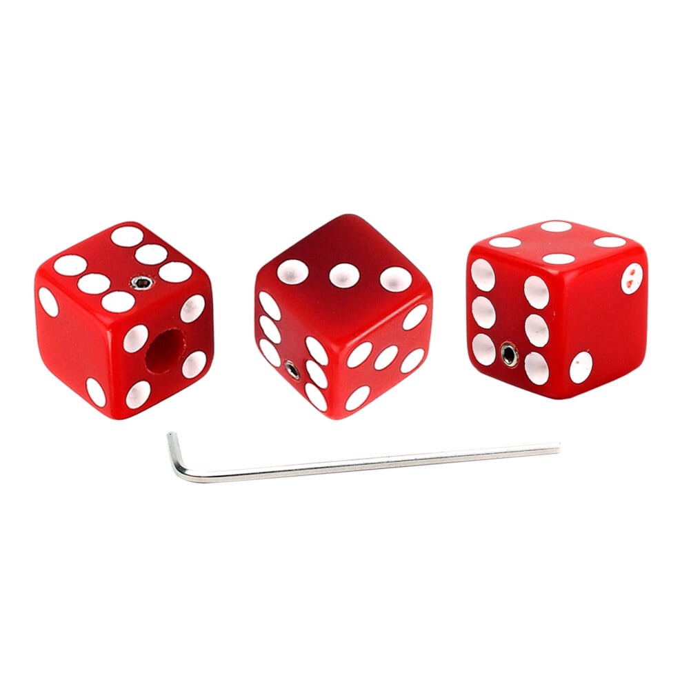 zhuxiali Dice Shaped Control Knobs Fit Split Shaft Guitars (Red) - Walmart.com