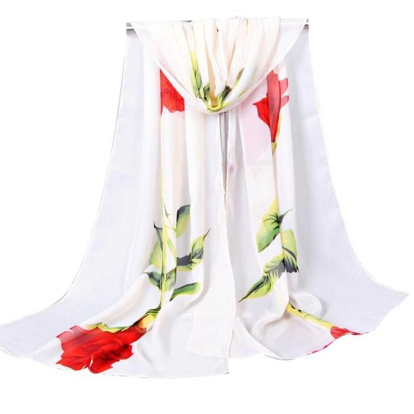 zicth Silk Scarves Fashion Soft Scarves Scarf Wrap Shawl Ladies Scarf ...
