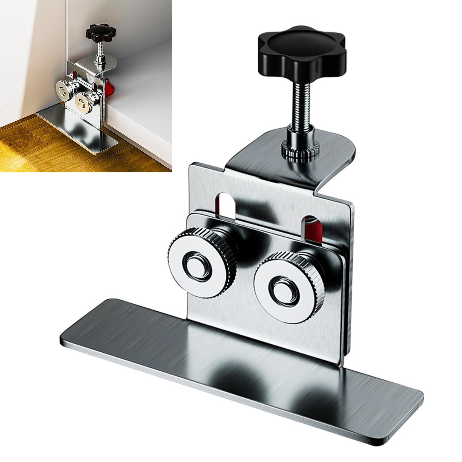 ziertyon 1/2/3Pcs Cabinet Door Installation Tool Adjustable Door ...