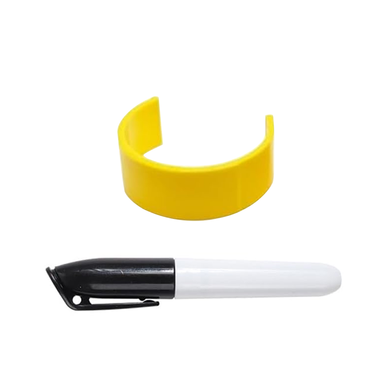 ziertyon 1/3/9/18/36 Pcs Pill Bottle Label Clips with Pen Medicine ...