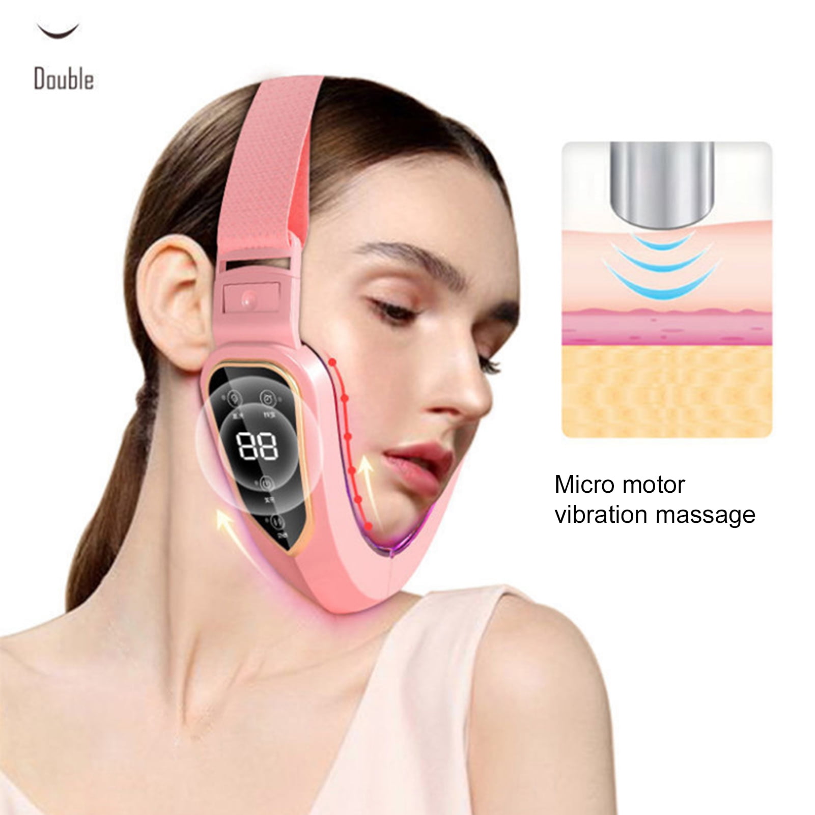 ziertyon 1 Set Facial Lifting Device Electric 5 Lights Therapy Health ...