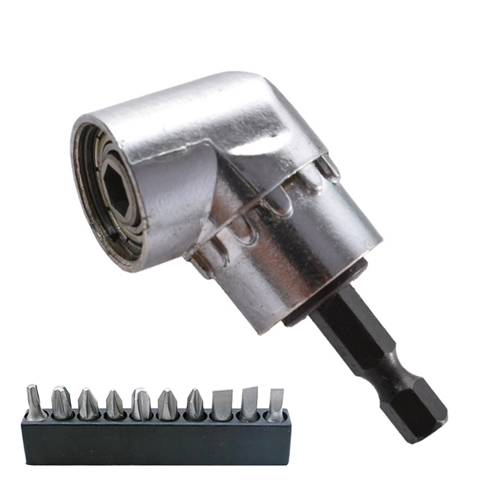 ziertyon 105-Degree Angle Wrench Attachment Adapter Universal Easy to Install Angle Drill ...