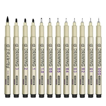 White Gel Ink Pen Artist Archival Fine Tip Sketching Drawing Pen ...