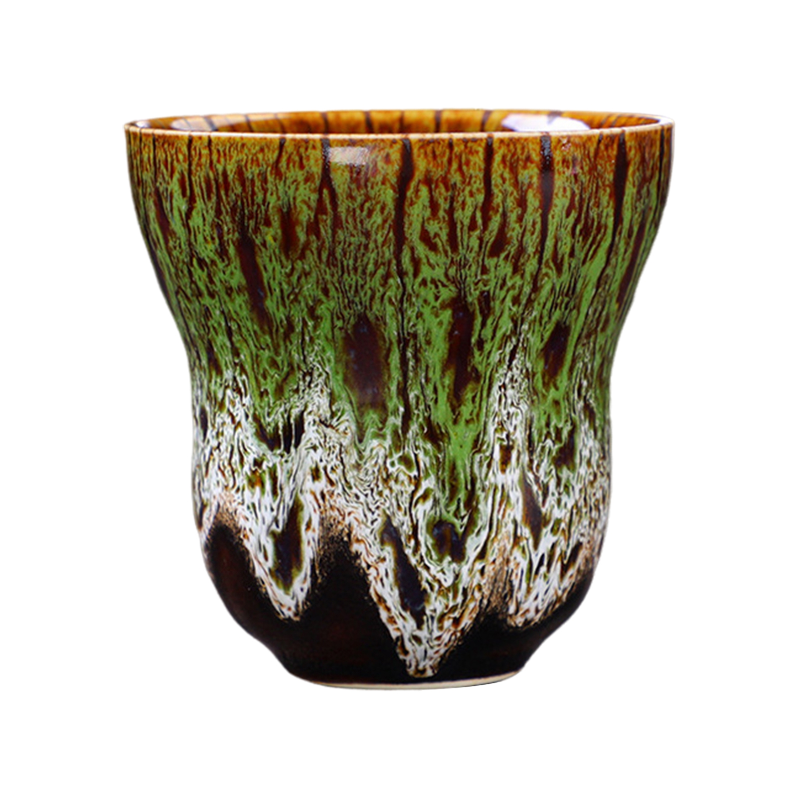 ziertyon 150/220ML Coffee Cup 5/7.44oz Capacity Tortoise Shell Design ...