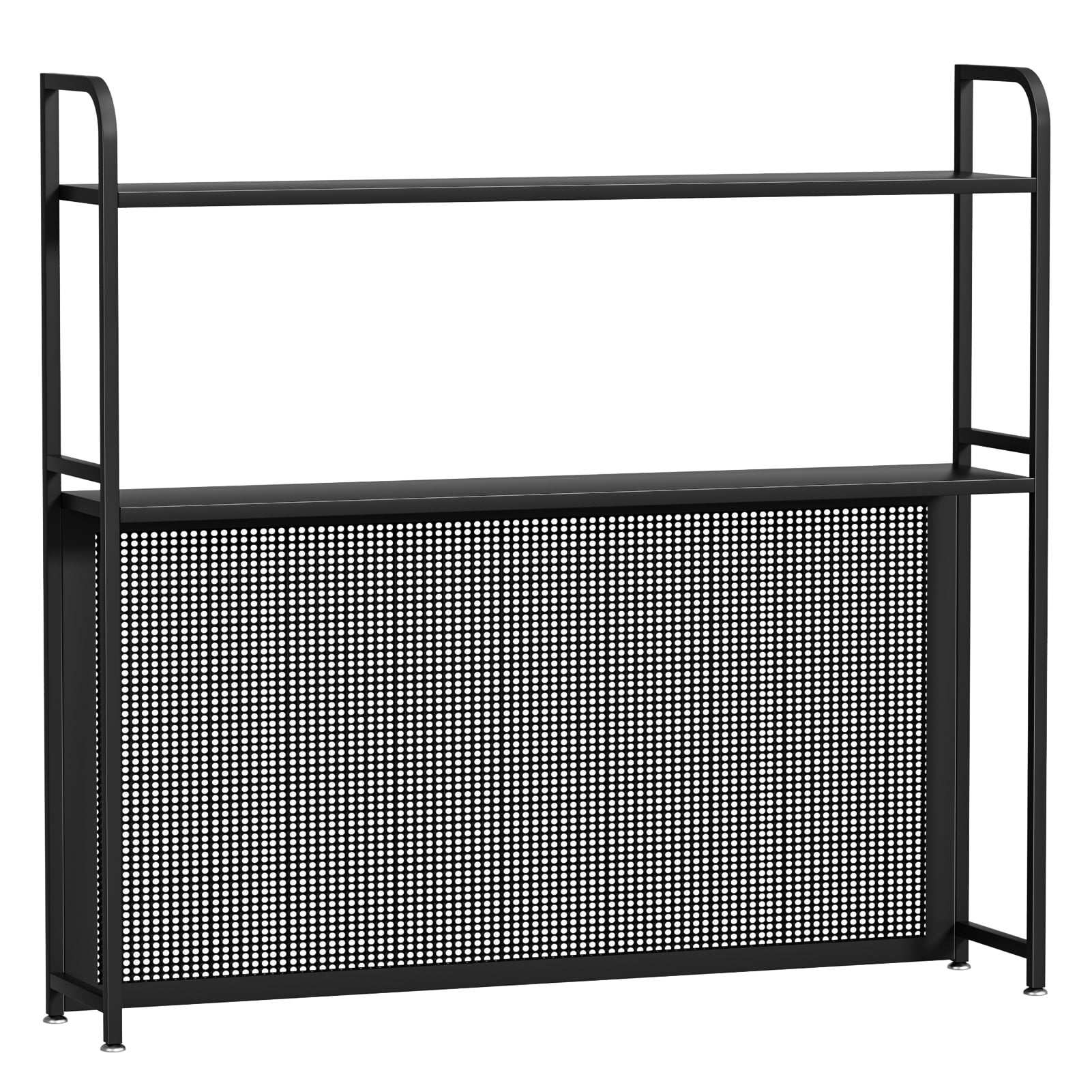 ziertyon 2-Tiers Desktop Shelf Organizer, Above Desk Book Shelves ...