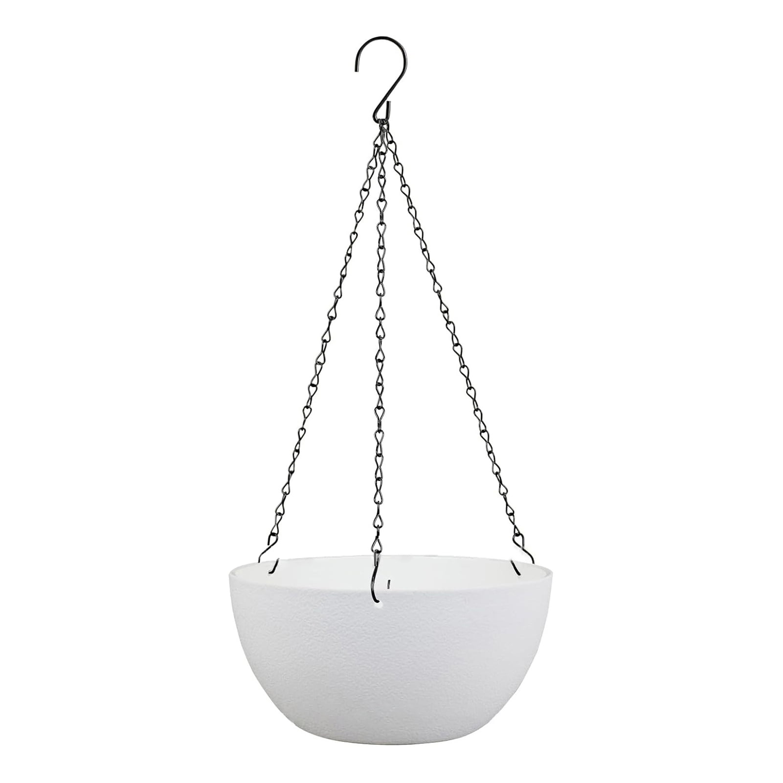 ziertyon 2-in-1 Hanging Flower Pot with Adjustable Chains Indoor ...