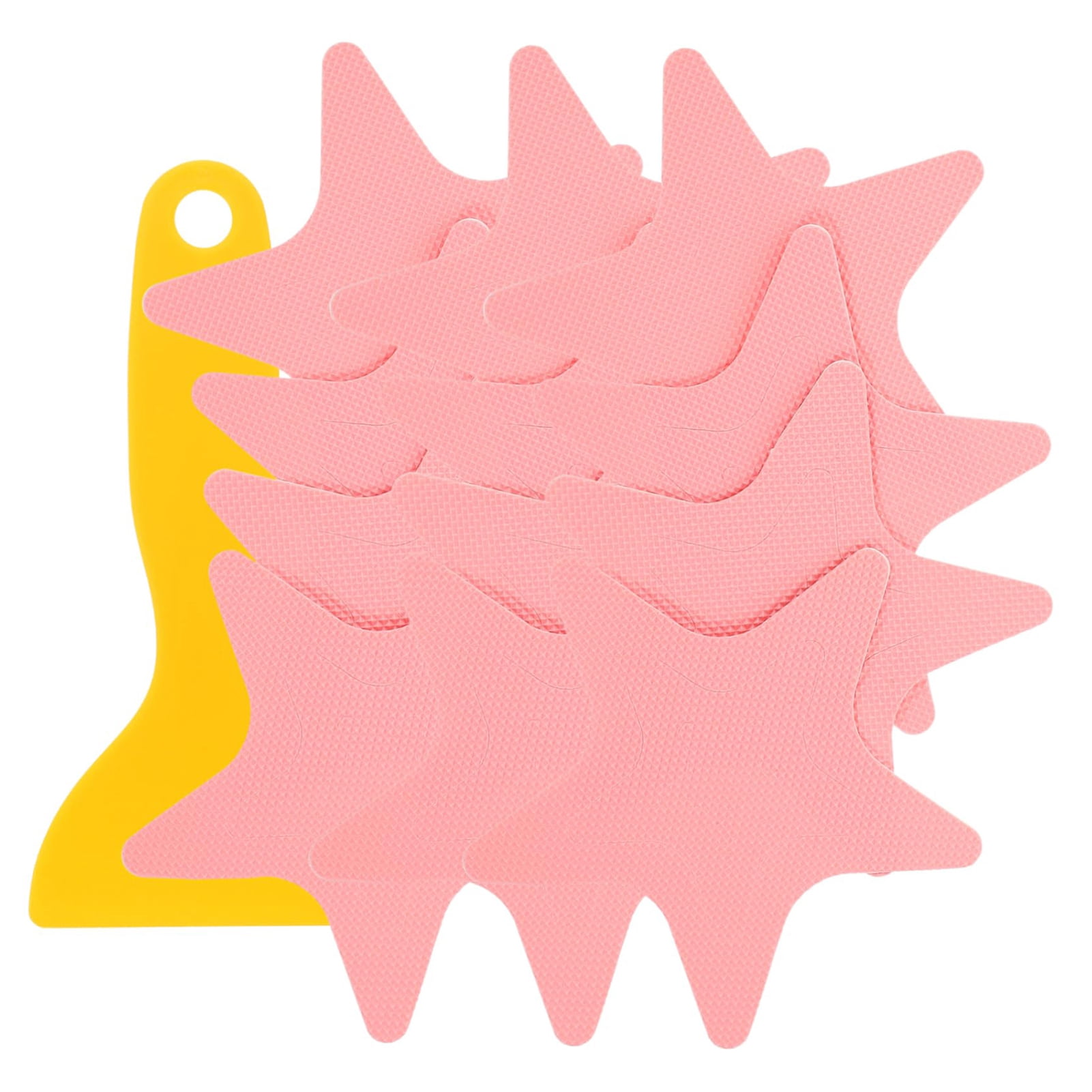 ziertyon 24 Pcs Anti-Slip Stickers Star Shape Bathroom Safety Bathtub ...