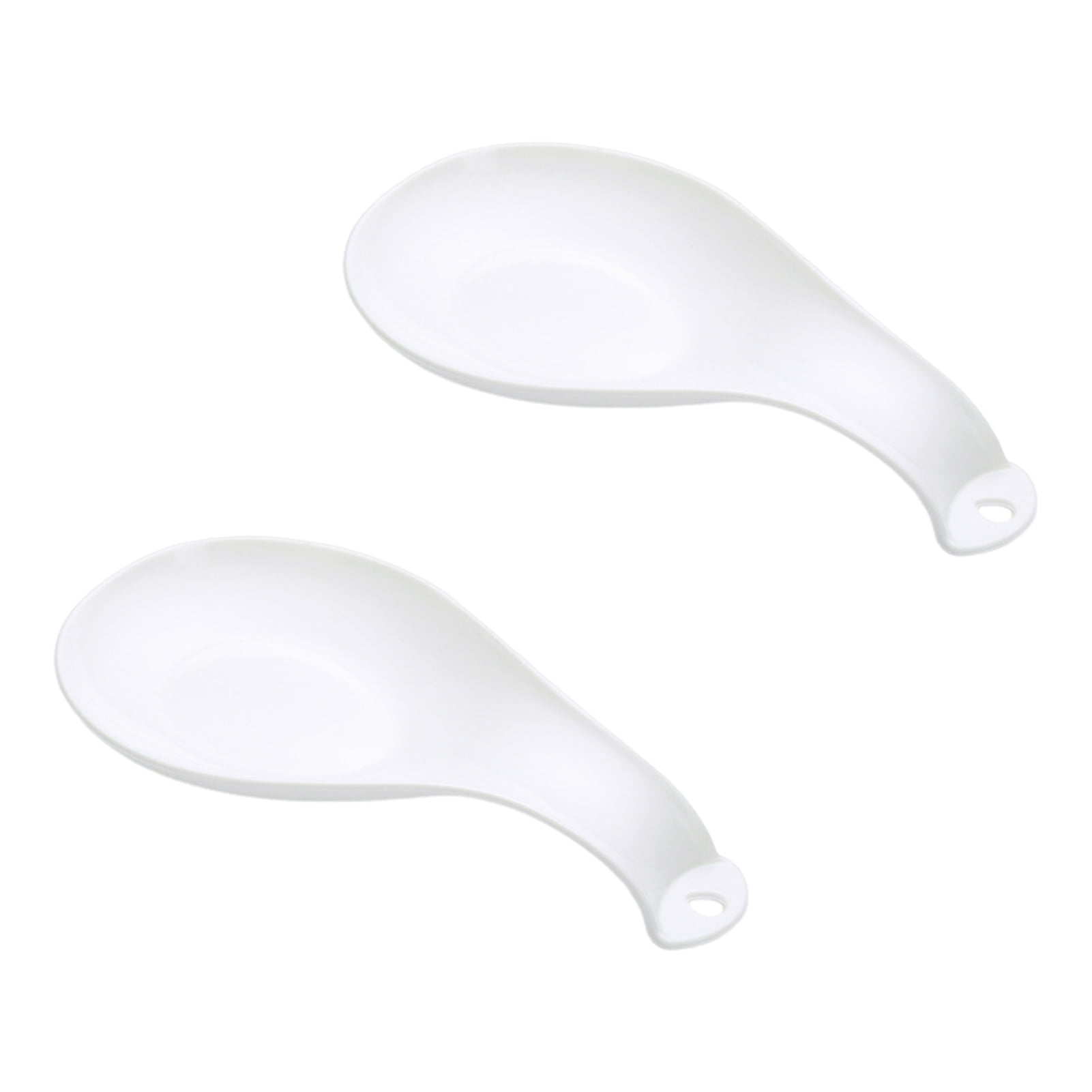 ziertyon 2Pcs Spoon Rest for Stove Top Durable Plastic Spoon Holder ...