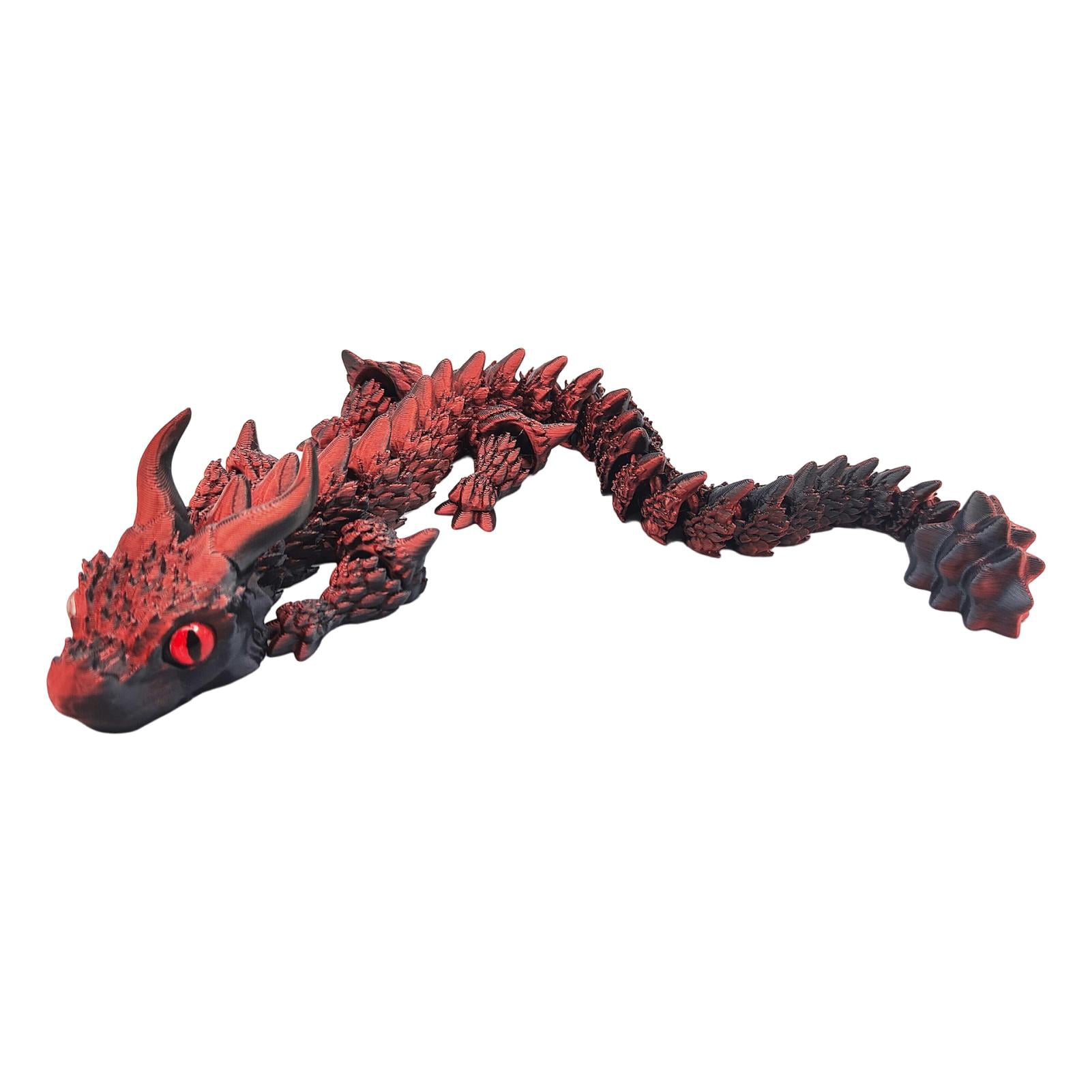 ziertyon 3D Printed Articulated Dragon Toy, Movable Joint Fidget Dragon ...